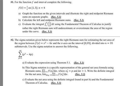 Solved For The Function F And Interval Complete The