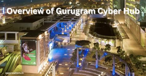 Overview Of Gurugram Cyber Hub A Timeline Of Growth And Development