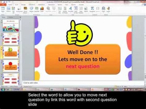 How to Make Interactive Quizzes With PowerPoint - YouTube