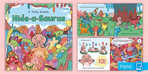 Hide A Saurus Ebook Teacher Made Twinkl