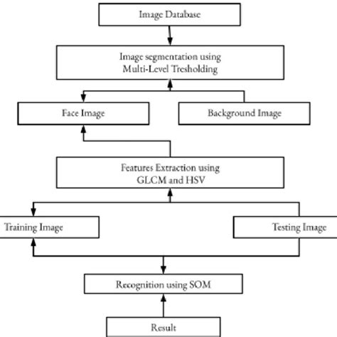 face recognition process with som and multi level thresholding