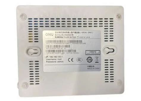 1ge 1fe 1ports Snet White Huawei Hg8321r Xpon Onu At Rs 1000 Unit In Kalyan