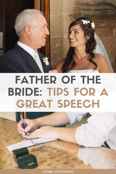 Father Of The Bride Tips For A Great Speech