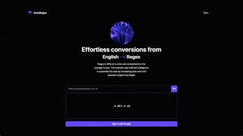 AutoRegex Automate Regex Generation Translation With AI Waildworld