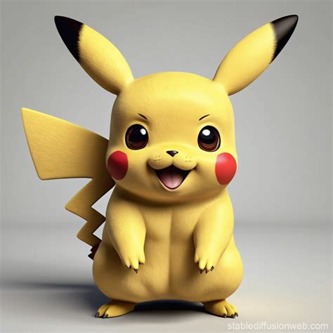 Pikachu Animation Style Stable Diffusion Online