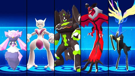 Pokémon Legends Z A All Legendary Pokémon 4k Youtube