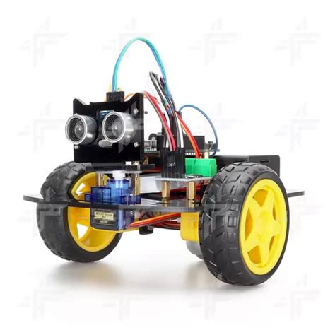 kit carro robô inteligente starter kit arduino completo 2wd