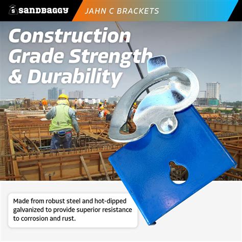 Jahn C Bracket Snap Tie Clamp As Low As 239 Each Sandbaggy