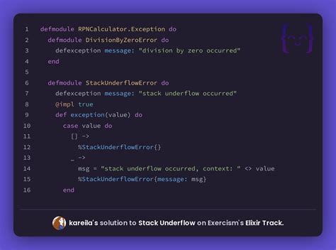 Kareilas Solution For Stack Underflow In Elixir On Exercism