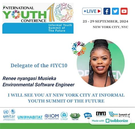 Irene Nyangasi On Linkedin Iyc10 Summitofthefuture2024 Technologydiplomat Iyc10