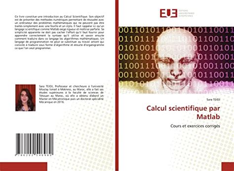 Calcul Scientifique Par Matlab Cours Et Exercices Corrigés Teidj