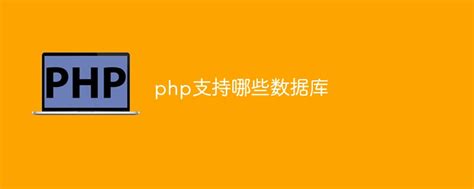 Php支持哪些数据库php支持哪些数据库类型 Php问题 Php中文网
