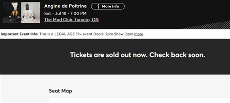 Angine De Poitrine Is Blowing Up I Joined The Ticketmaster Queue 30