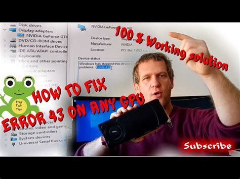 Fix Windows 10 Error Code 43 For Video Card Top 6 Methods To Fix