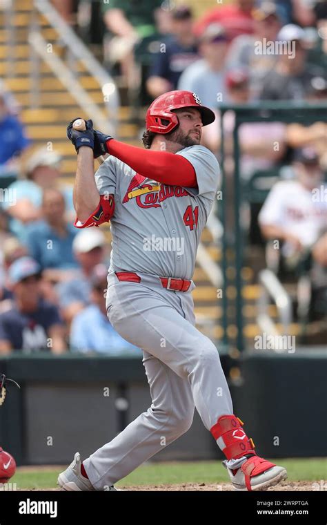 Fort Myers Fl St Louis Cardinals Designated Hitter Alec Burleson 41