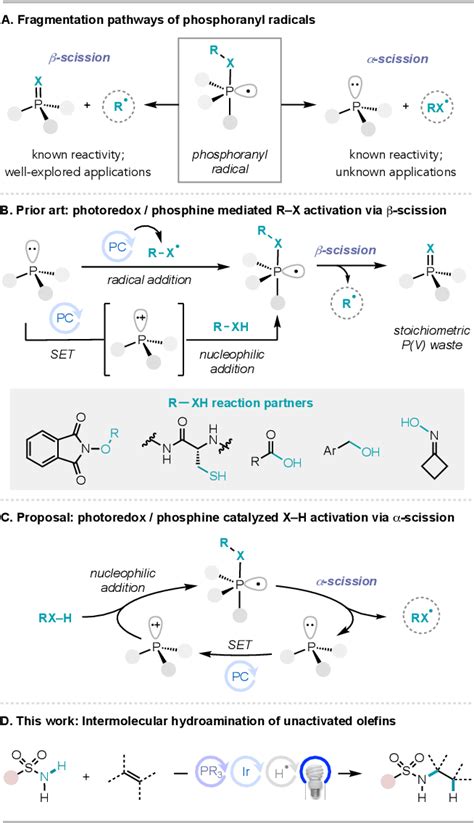 Figure 1 From Phosphinephotoredox Catalyzed Anti Markovnikov