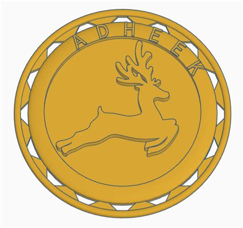 Scout Patch Badge Of Adheek The Jungles Reindeer Ready To Be Sewn On