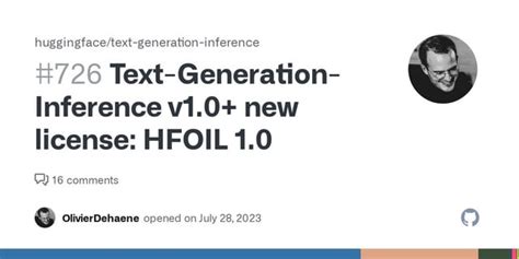 huggingface text generation license no longer open source r hypeurls
