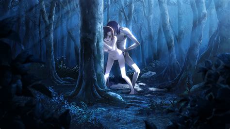 Rule 34 1boy 1girls Against Tree Black Hair Character Request Game Cg