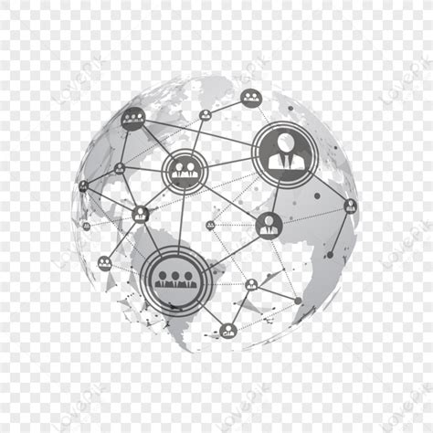 3d 일러스트 소셜 데이터 미디어 기술 세계화모든군중 Png 일러스트 무료 다운로드 Lovepik