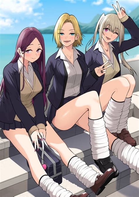 Kurumizaka Ruri Sasaki Yukina And Hamazaki Reina Imaizumin Chi Wa Douyara Gal No Tamariba Ni