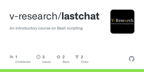 Github V Researchlastchat An Introductory Course On Bash Scripting