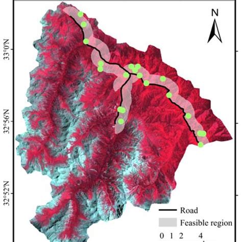 The Spatial Distribution Of The 20 Elementary Sampling Units For The Download Scientific