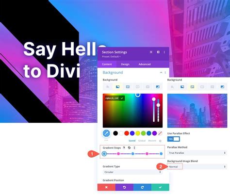 How To Create A Parallax Image Background With A Blended Gradient