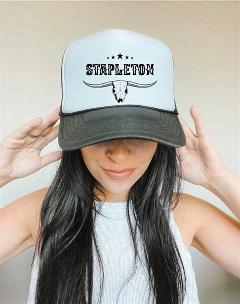 Chris Stapleton Trucker Hat Country Trucker Hat Stapleton Hat Chis Stapleton Hat Cute