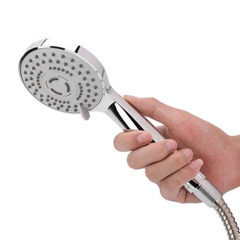 Stainless Steel Chrome Shower Head Riser Rail Slid Grandado