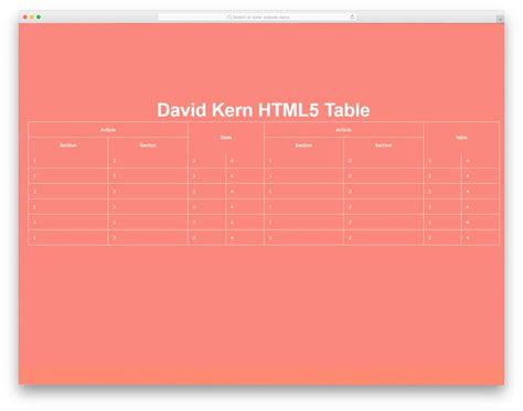 40 Best CSS Table Templates For Creating Appealing Tables 2024