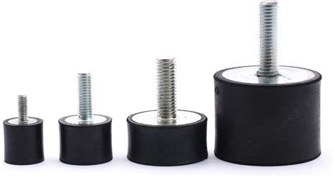12 Stck Gummipuffer Gummimetallpuffer Typ D Ø 50 Mm Höhe 40 Mm