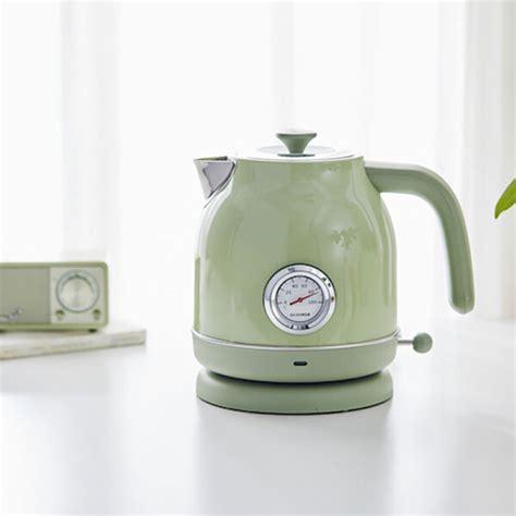 خرید و مشخصات کتری برقی شیائومی QCOOKER Retro Electric Kettle