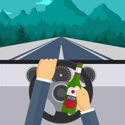 Drinking While Driving Cartoon