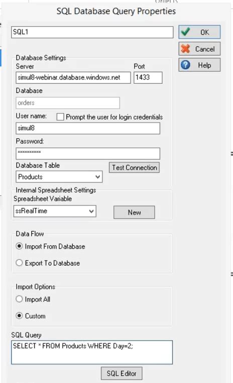 simul8 feature spotlight sql server connections simul8 blog
