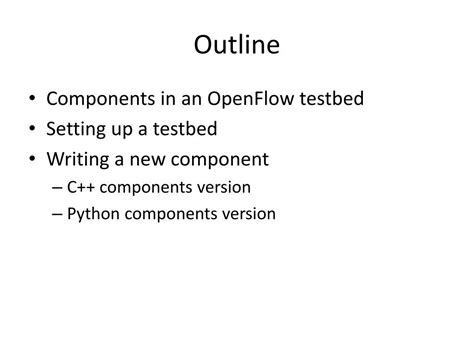 Ppt Openflow Tutorial Powerpoint Presentation Free Download Id229840