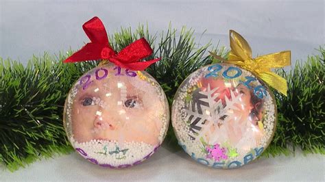 Елочный Шар С Фотографией Внутри —