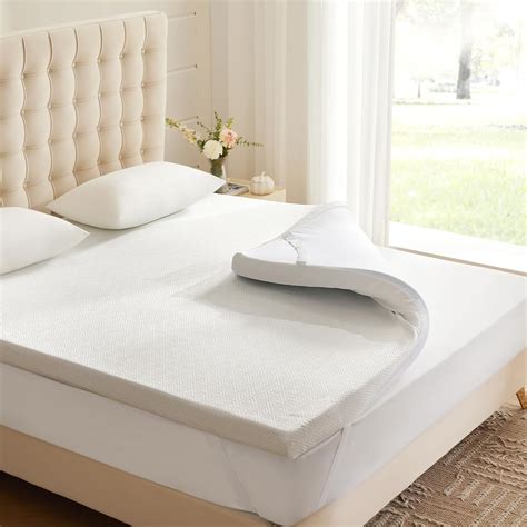Eiayeebil 3 Inch Memory Foam Mattress Topper Queen Bed