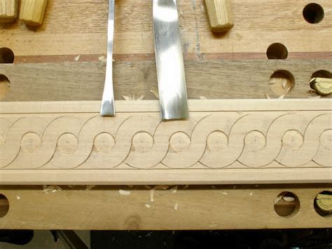 Layout And Carving The Guilloche Design Woodworks By John