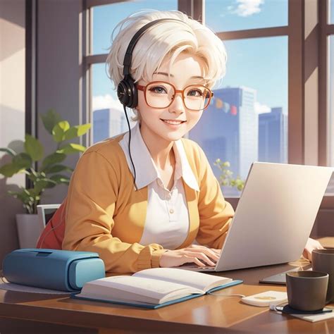 Premium Photo Happy Senior Do Exercise And Doing Computer Video