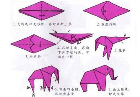 大象的手工折纸教程图解动物折纸折纸教程 晒宝手工（晒晒纸艺网）