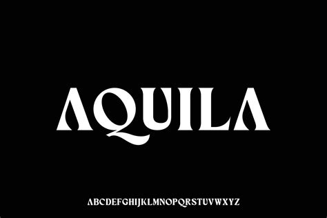 Elegant Bold Serif Display Font Vector Vector Art At Vecteezy