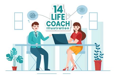 14 Life Coach Illustration Graphic By Denayunecf · Creative Fabrica