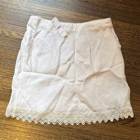 J Crew Skirts Nwt Jcrew White Linen Skirt Poshmark