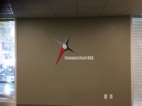 Compass Technology Window Wall Graphics 1 Puget Sound Signs And