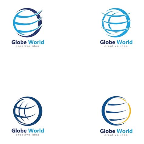 Premium Vector Creative Globe Logo Icon Template