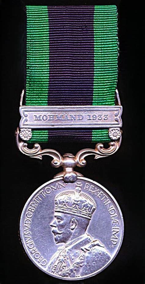 Aberdeen Medals India General Serice Medal 1908 35 Gv 2nd Issue With