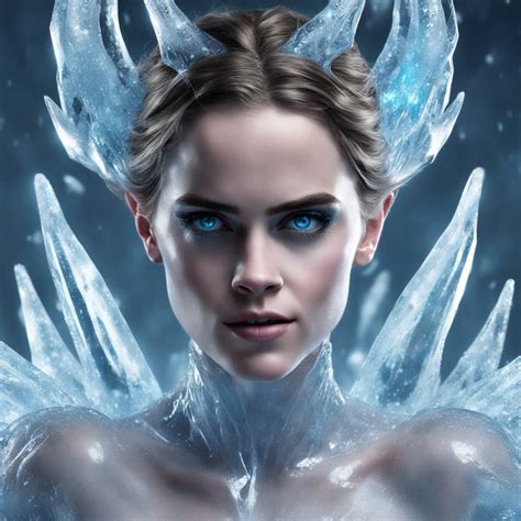 Emma Watson As Evil Elsa Ice Demon By Nono62 On Deviantart