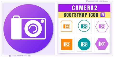 Bootstrap Camera2 Icon Bi Bi Camera2 Icon Code Css Html Color Button