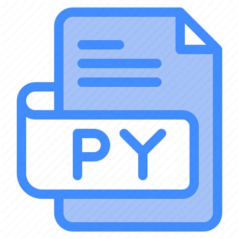 Py File Type Format Extension Document Icon Download On Iconfinder